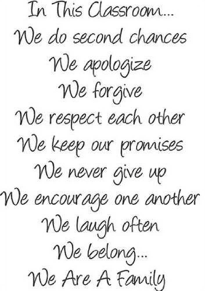 Custom Decals In This Classroom.. 20x20" - Walmart.com