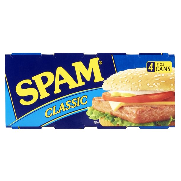 (4 Pack) SPAM Classic Luncheon Meat, 7 oz - Walmart.com - Walmart.com