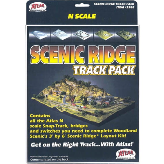 Atlas N Scenic Ridge Track Pack - Walmart.com