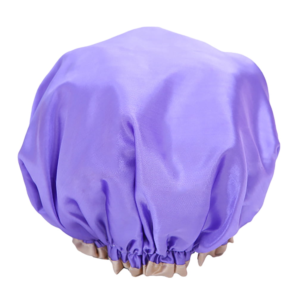 Grandest Birch Home Women Elastic Reusable Waterproof Shower Cap Head ...