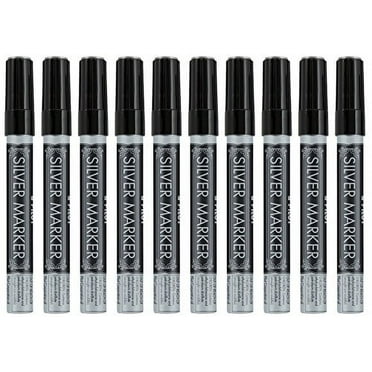 Pilot Metallic Permanent Marker, Medium, Silver - Walmart.com
