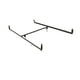 Glideaway DRCV1L Full to Queen Hook In Bed Rail Conversion Frame ...