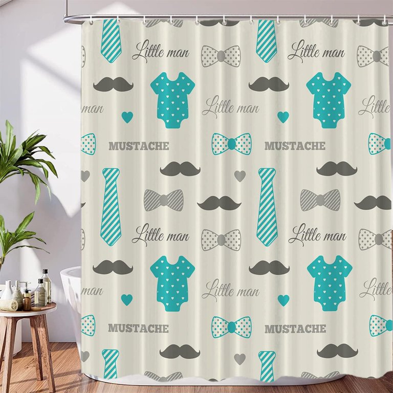Mustache Shower Curtain