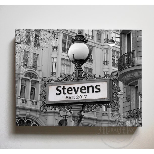 MuralMax Personalized City Street Sign - Custom Anniversary Date ...