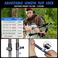 Collapsible Trekking Pole Adjustable Hiking Pole - Alloy 7075 Walking ...