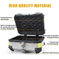28L Motorcycle Top Case Aluminum Tail Box for Helmet and Luggage ...
