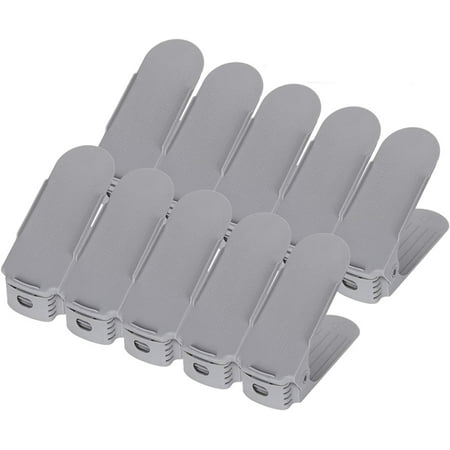 Adjustable Shoe Racks, 10 Pack Adjustable Shoe Stacker Gray Space ...