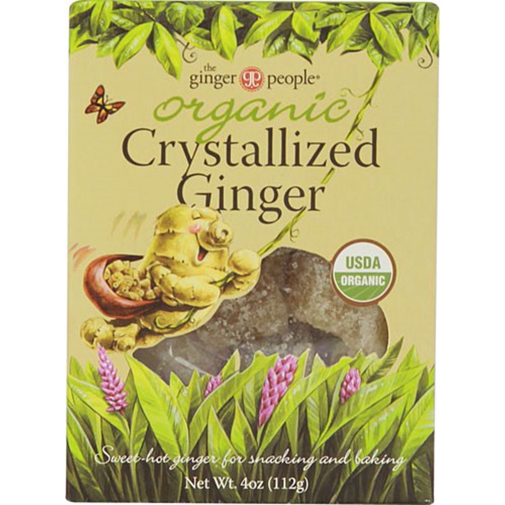 The Ginger People Organic Crystallized Ginger, 4 Oz - Walmart.com ...
