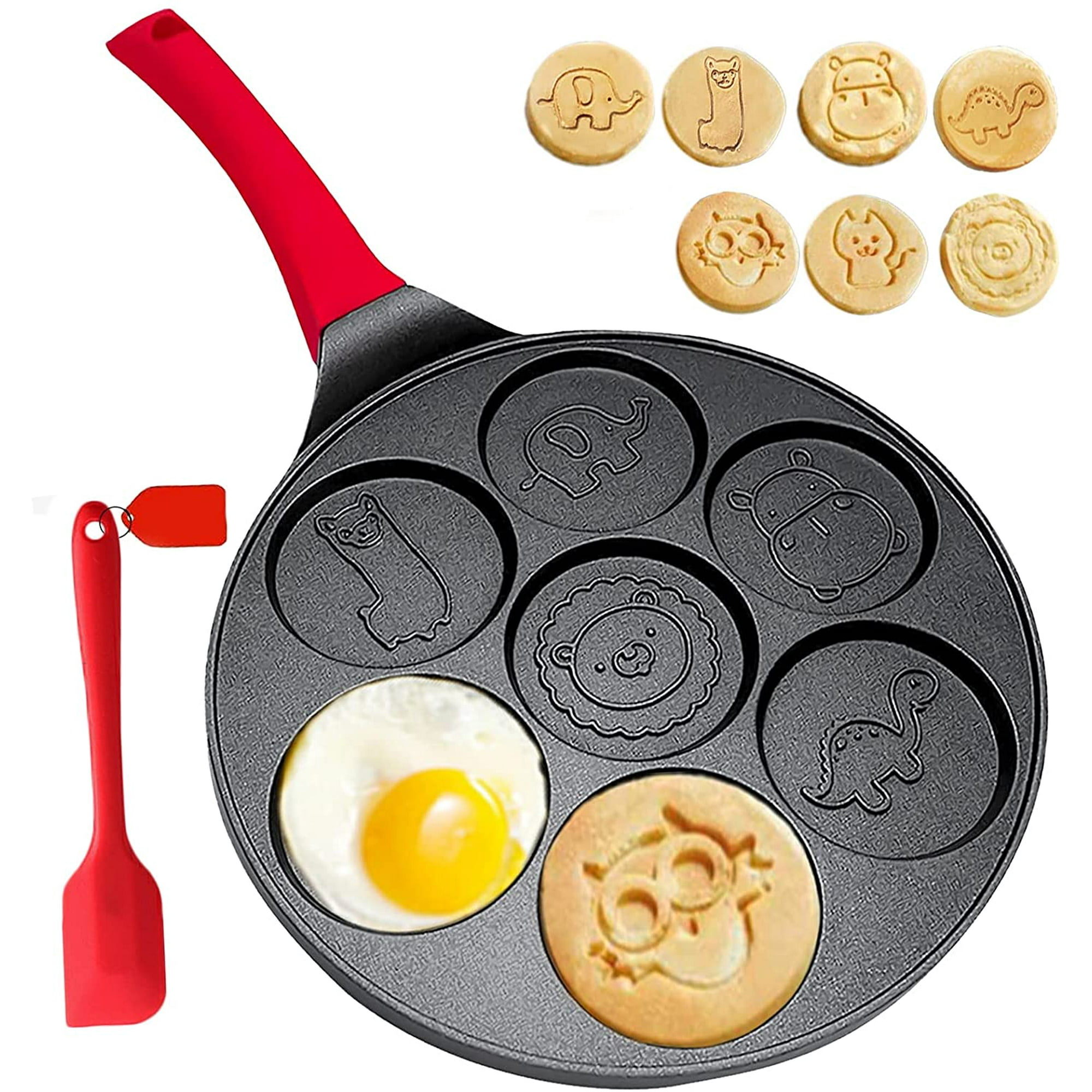 Click here for Yeater Mini Non-Stick Pancake Griddle Pan With 7 V... prices