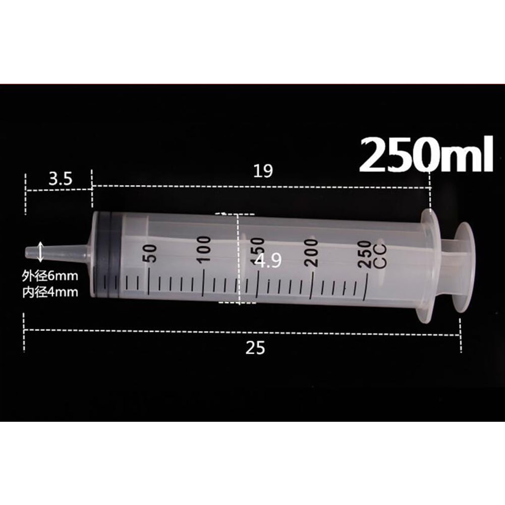 Litake Plastic Syringe Multi-function Large Capacity Syringe Thick ...