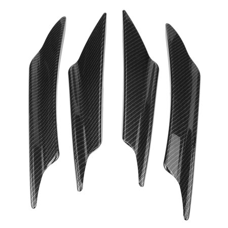 ABS Plastic Bumper Splitter Fins, Bumper Deflector, Car Body Spoiler, A ...