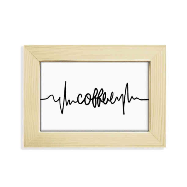 Coffee Quote Desktop Decorate Photo Frame Picture Art Painting 5x7 inch ...