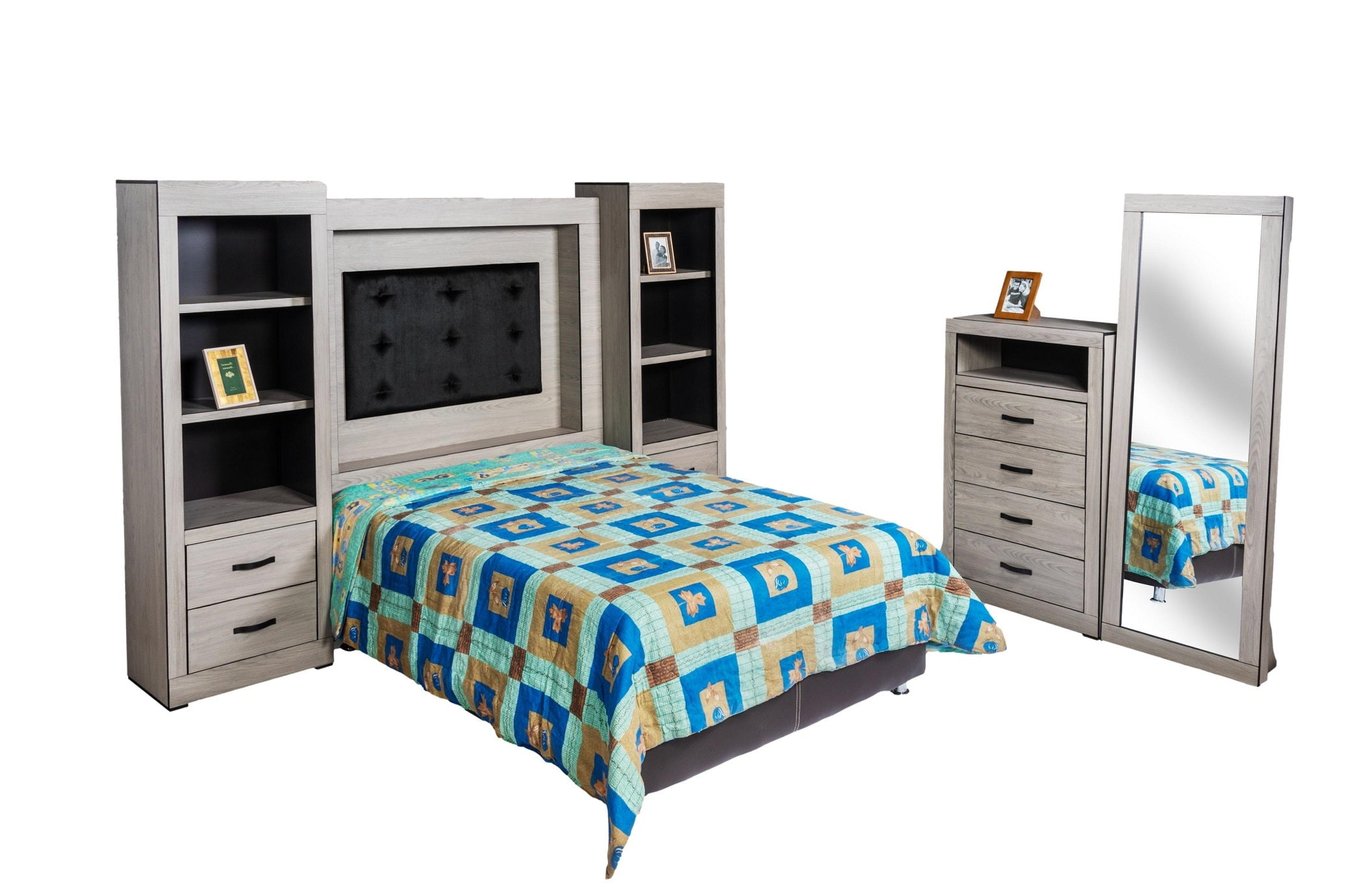 Recamara Matrimonal 5 Piezas Kessa Muebles Lamela | Bodega Aurrera en línea