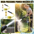 Garden Hose Nozzle Sprayer with Garden Hose Quick Connect Fittings and ...