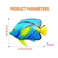 Large Tropical Fish Wall Art Decor Sculpture Hanging for Indoor Bedroom ...