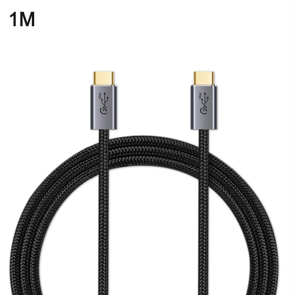 20Gbps 8K 60Hz PD 100W Tipo-C Cable para USB3.2 Cables para computadora portátil (1m) | Walmart ...