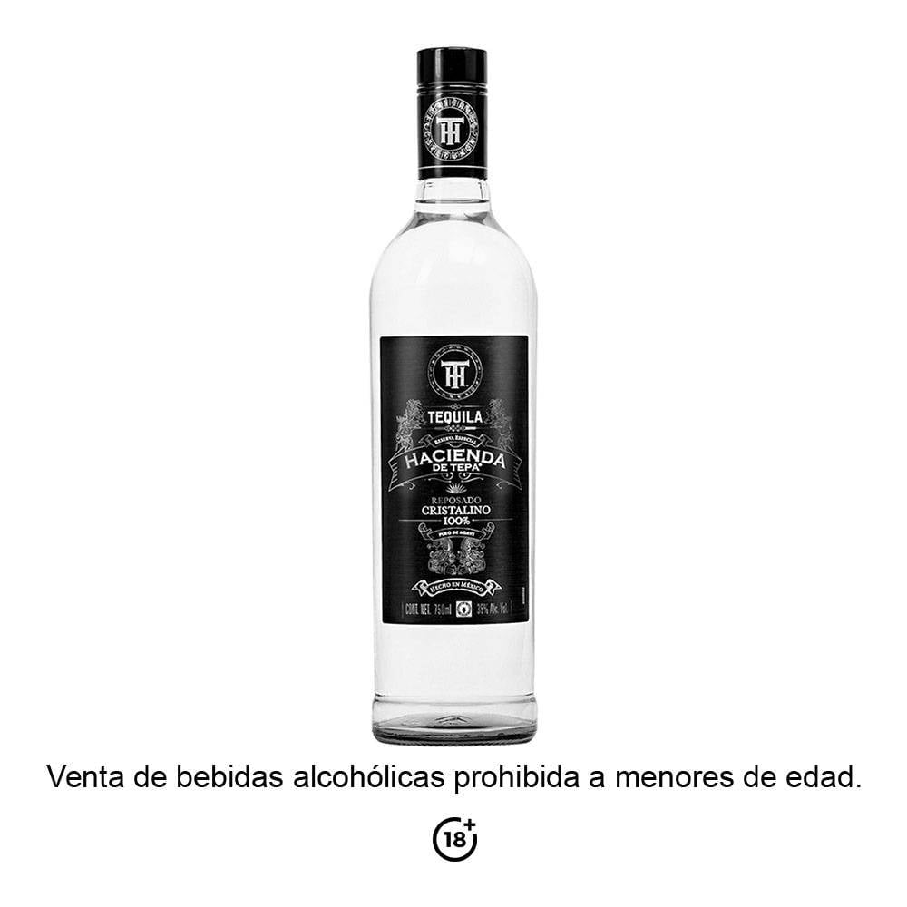 Tequila Hacienda de Tepa Reposado Cristalino 750 ml | Walmart en línea