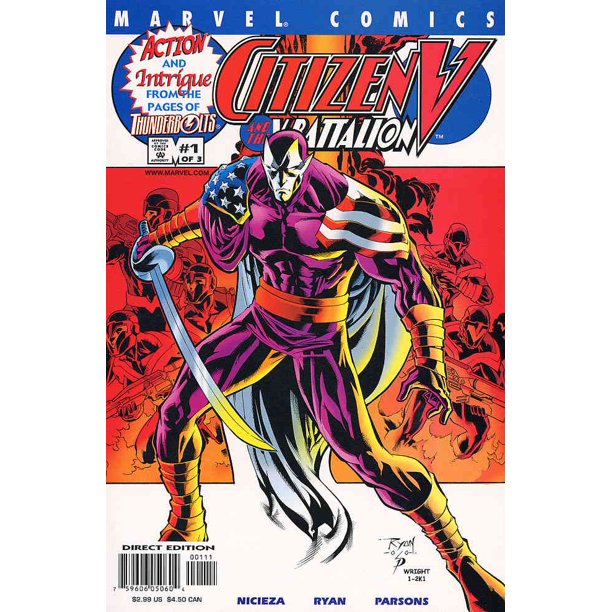 Citizen V and the V-Battalion #1 VF ; Marvel Comic Book - Walmart.com