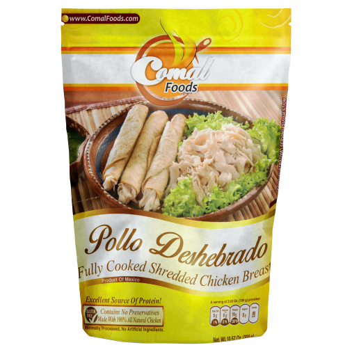 Comal Traditional Foods Ready-to-eat Gluten Free and Keto Friendly - Shredded Chicken, Pack of 2 ...