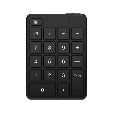 TSV Wireless Numeric Keypad, 18-Key USB Number Pad, Compact Ergonomic ...