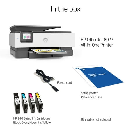 HP OfficeJet 8022 Wireless All-in-One Color Inkjet Printer - Instant ...