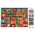 MasterPieces 500 Piece Glitter Jigsaw Puzzle - Christmas Ornaments ...