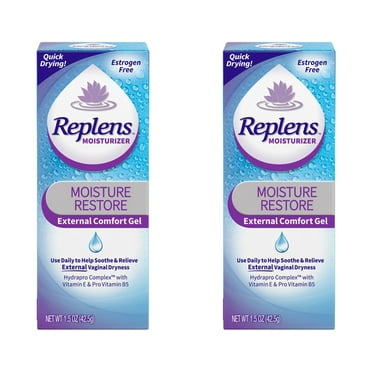 Replens Vaginal Dryness Care Moisturizer with Applicators, Moisturizing ...
