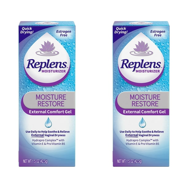RepHresh Replens Moisture Restore External Comfort Gel 1.5 oz, 2 Pack ...