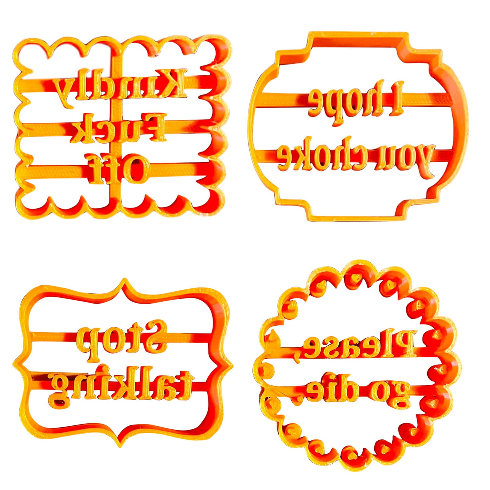 Click here for Sunizaiyi Cookie Molds With Good Wishes  Cutters P... prices