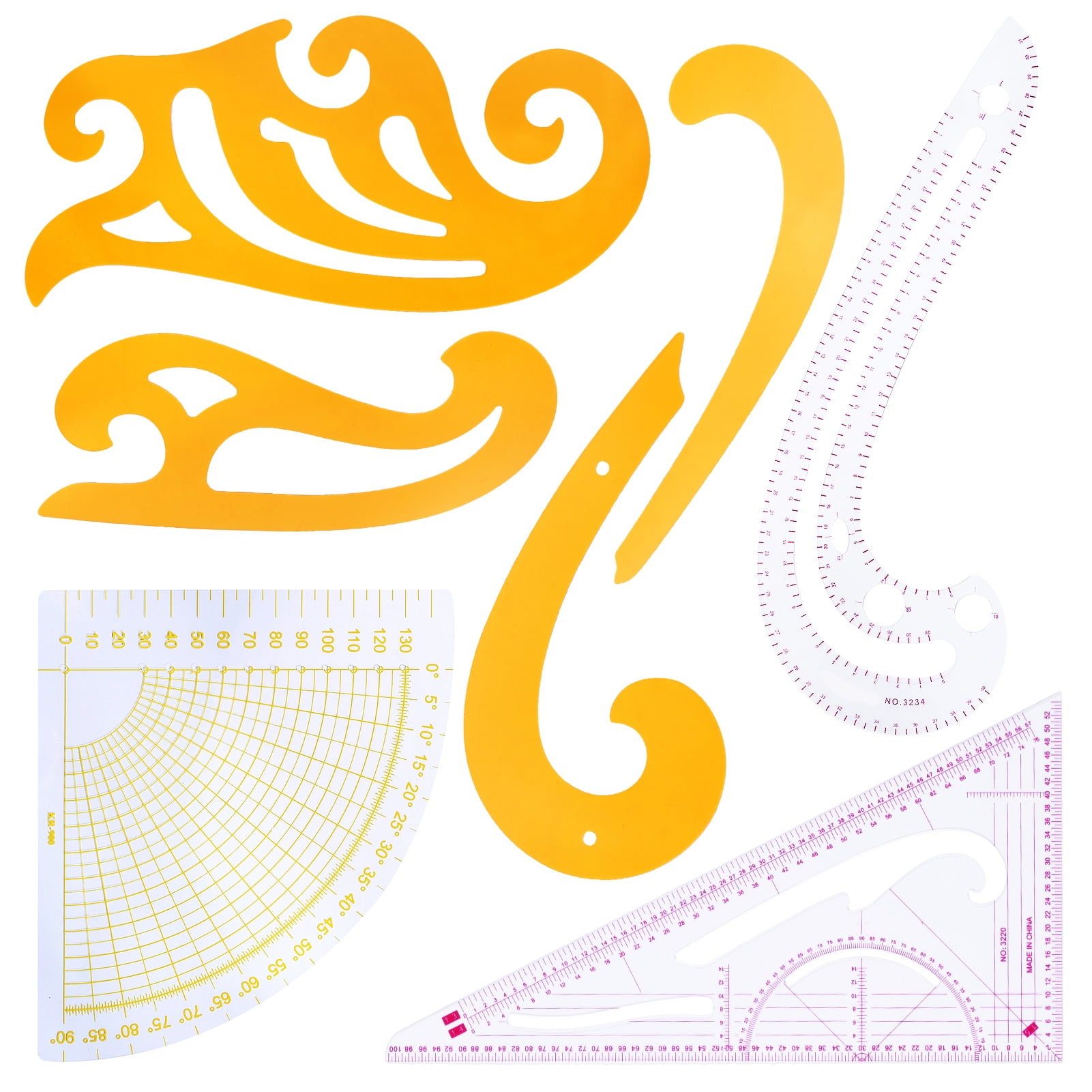 Jupean Ruler, Sewing Ruler, for Beginners Tailors Designers - Walmart.com