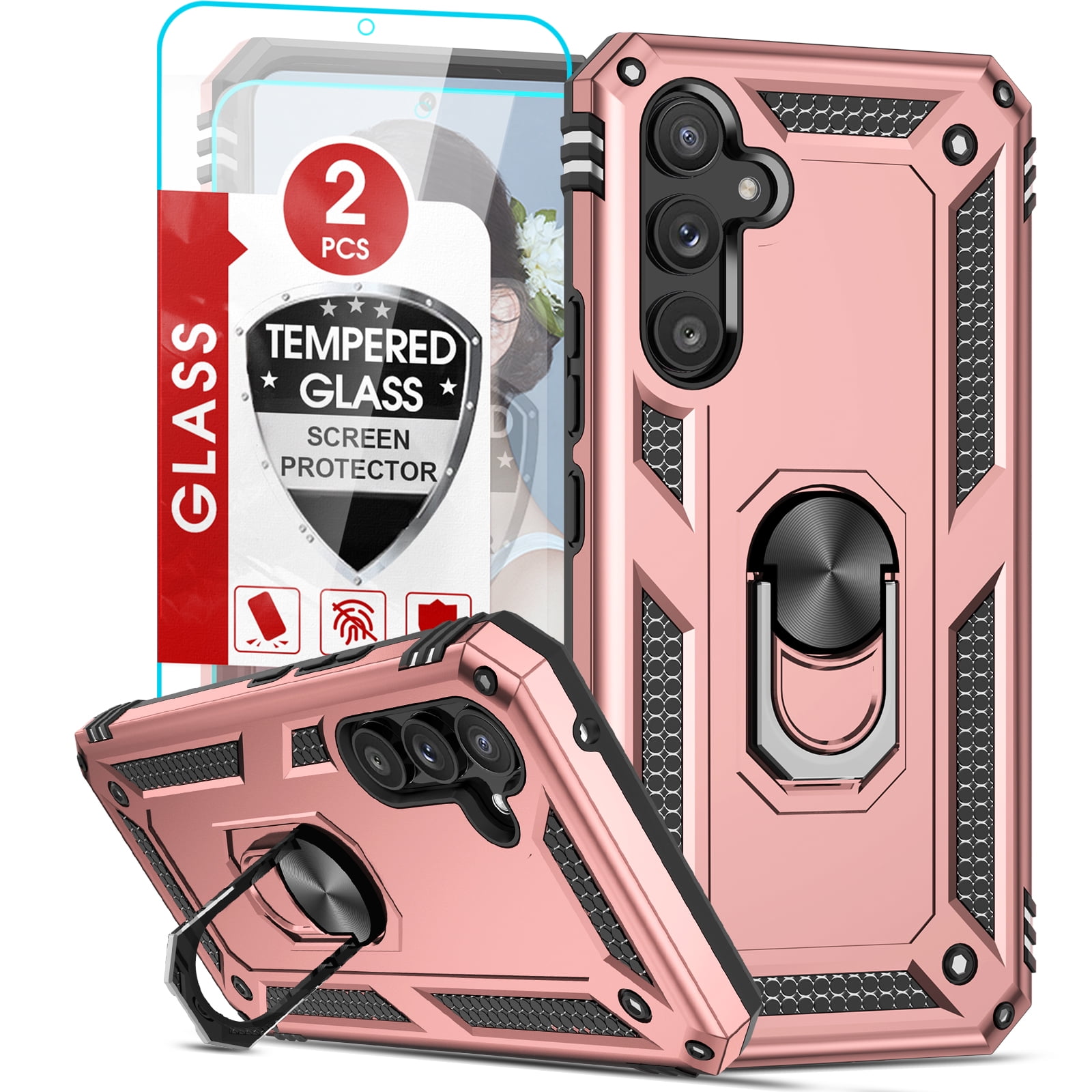 LeYi Galaxy A54 5G Phone Case, Samsung Galaxy A54 5G Case with [2 Pack] Screen Protectors ...