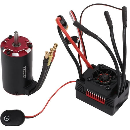 RC Car Motor ESC Set 3665 2200KV Supersonic Brushless Motor 80A ...