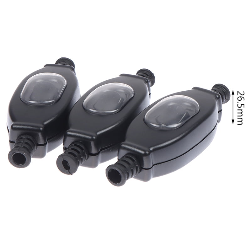 Waterproof in line switch cord switch round wire double cut switch Dust ...