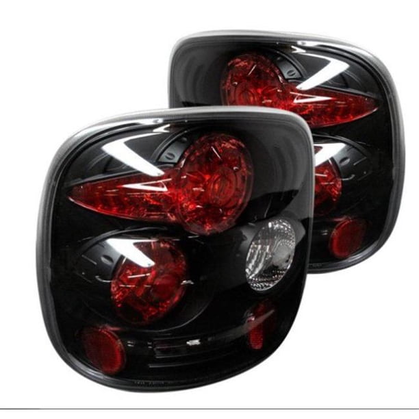 Chevy Silverado Stepside Black & Red Euro Tail Lights - Walmart.com ...