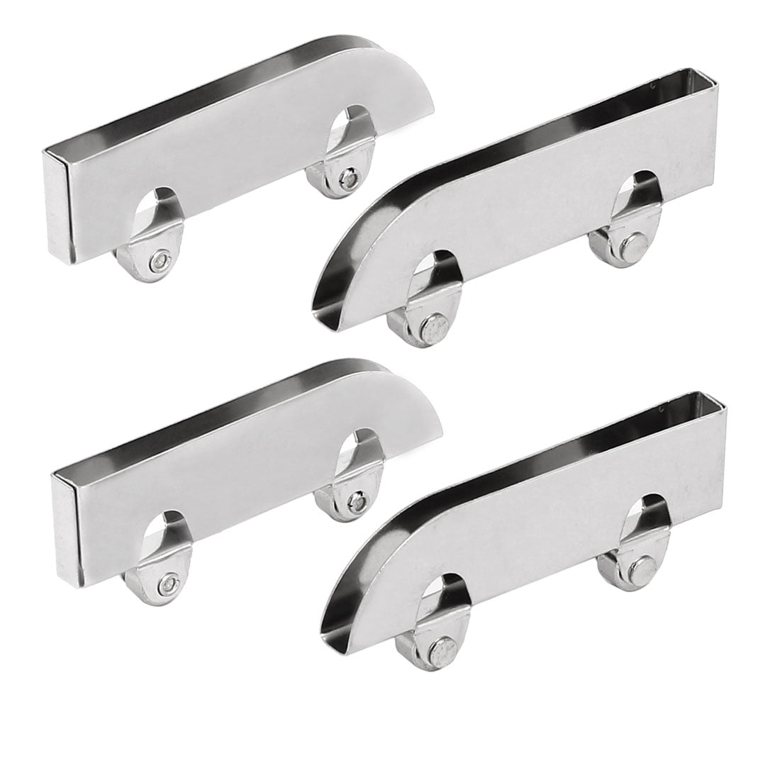 Showcase Metal Double Wheels Glass Sliding Door Roller Pulley Silver ...