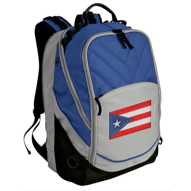 Deluxe Puerto Rico Laptop Backpack Puerto Rico Flag Backpack LOADED ...