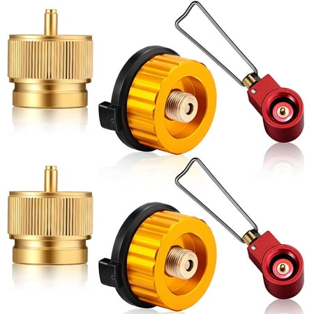 Camping Stove Adapter Propane Tank Adapter Set Include Butane Adapter ...