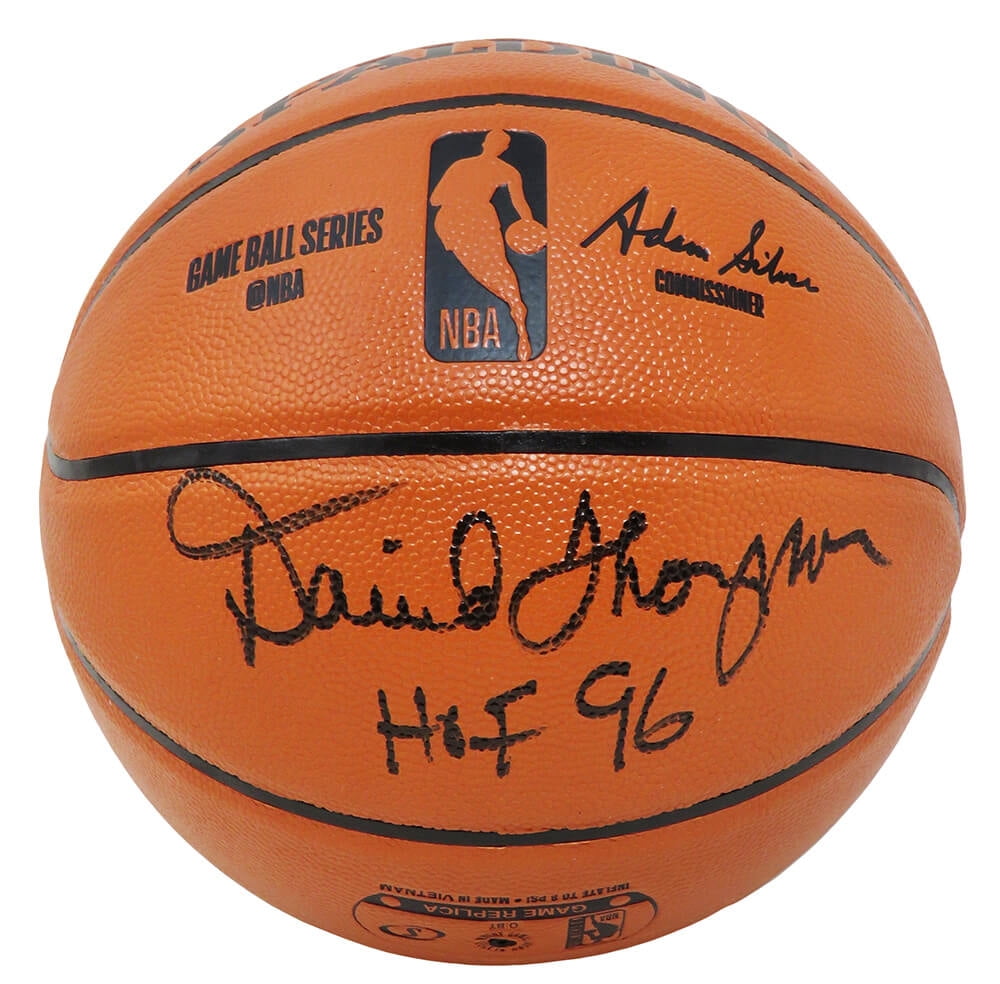 David Thompson Signed Spalding Game Series Replica NBA Basketball w/HOF ...