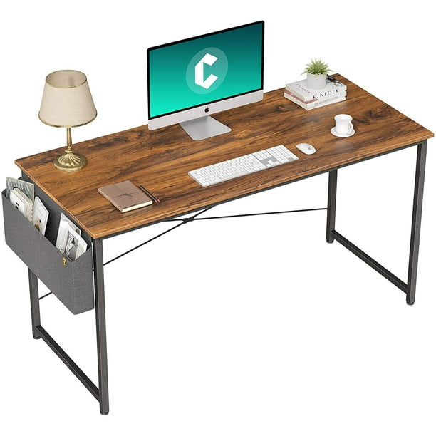 CubiCubi Computer Desk 47 inch Home Office Desk with Storage Bag, Deep ...