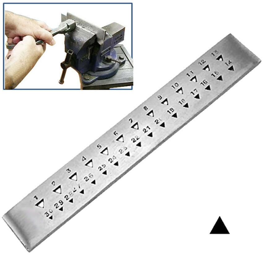Wire Drawplate 30 Triangle-Shaped Holes Jewelry Making Drawing Forming ...