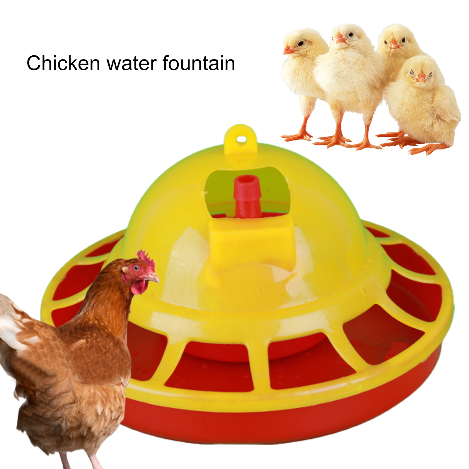 Visland Baby Chicken Waterer ,Ultra-thick PPChicken Drinker Tray ...