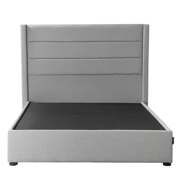 Box Base cama Queen Size + Cabecera Lugo Gris DICASA | Walmart en línea