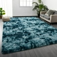 Junovo Luxury Velvet Shag Area Rug Modern Indoor Fluffy Rugs, Extra ...