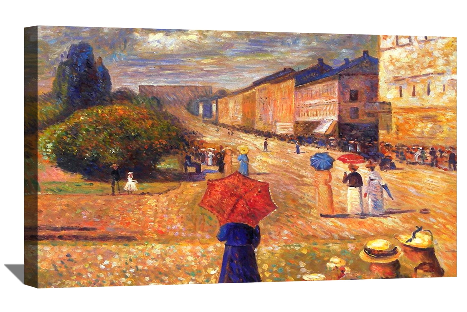 Edvard Munch Painting Art Print Between The Clock And The Bed Canvas ...