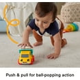 Fisher-Price Poppity Pop Dump Truck Push-Along Toy Ball Popper Vehicle ...