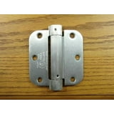 Spring Hinges for Doors - 3.5 inch with 5/8 inch radius - Oil Rubbed ...
