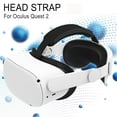Head Strap for Oculus Quest 2, Adjustable Headband Replacement for Elite Strap, 3-in-1 Enhanced ...