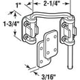 Sliding Door Loop Lock, 2-1/4 in., Steel, Nickel Plated, Right Hand ...