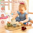EUWBSSR 14Pcs Kids Toy Tea Set, Simulation Afternoon Tea Kit, Toddler ...