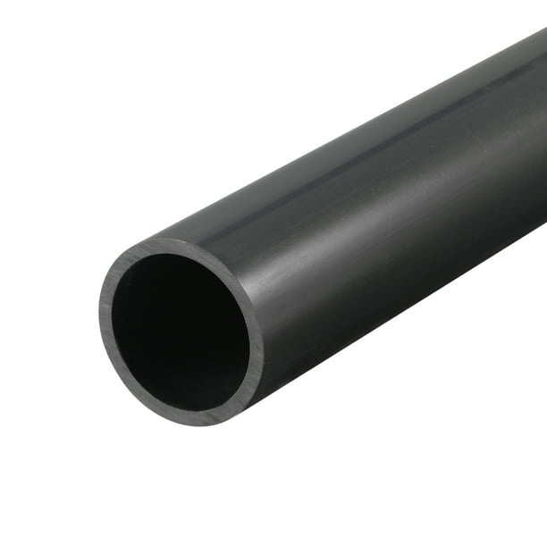 Uxcell 27mm ID x 32mm OD 0.5m Black PVC Pipe Rigid Water Pipe Drain ...